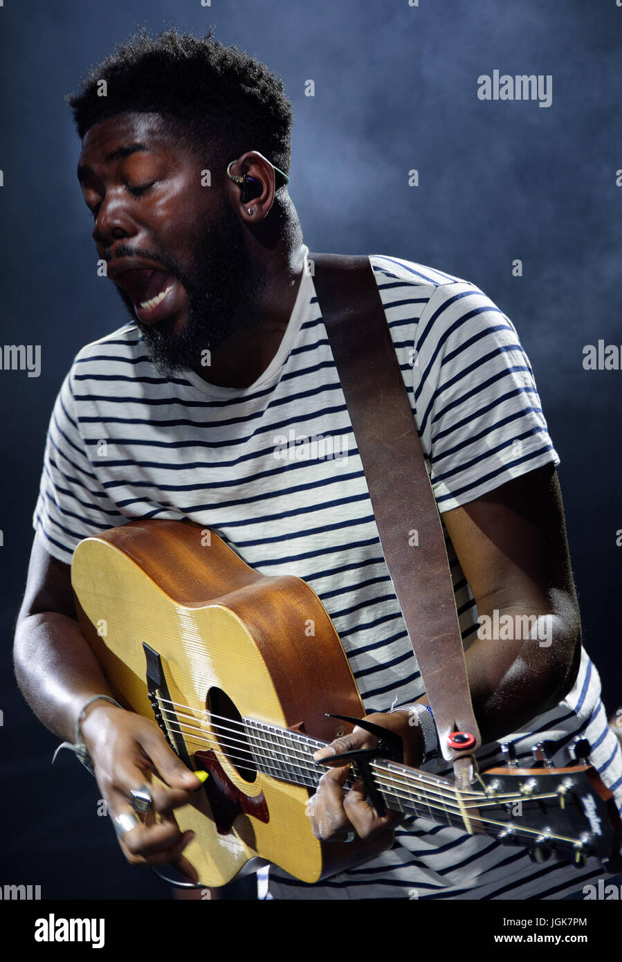 Jake Isaac performs live at the Majestic Hotel Beach during MIDEM ...