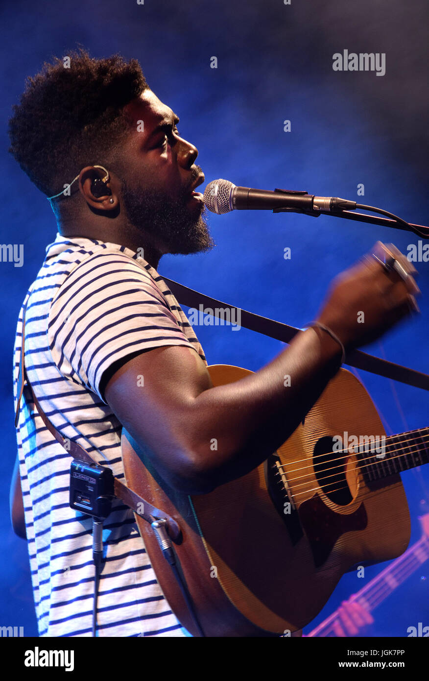 Jake Isaac performs live at the Majestic Hotel Beach during MIDEM ...