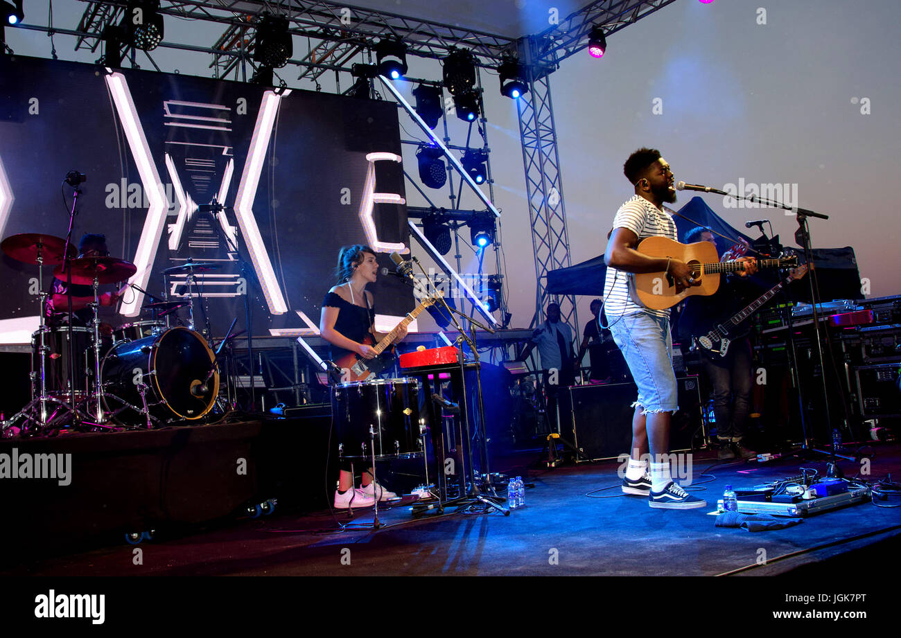 Jake Isaac performs live at the Majestic Hotel Beach during MIDEM ...