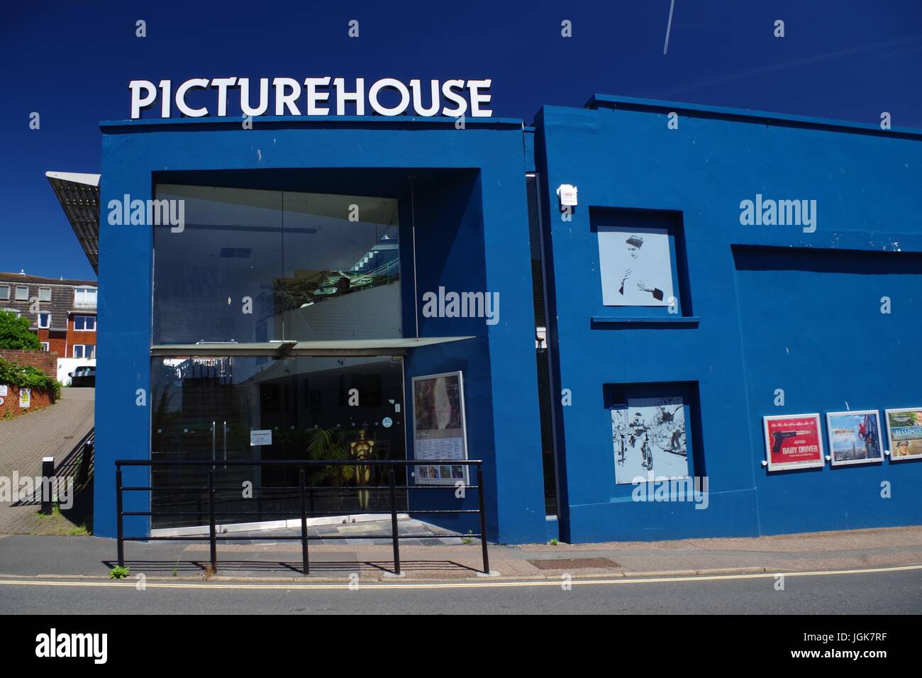 Picturehouse Cinema Building with Wall Art. Exeter, Devon, UK. July ...