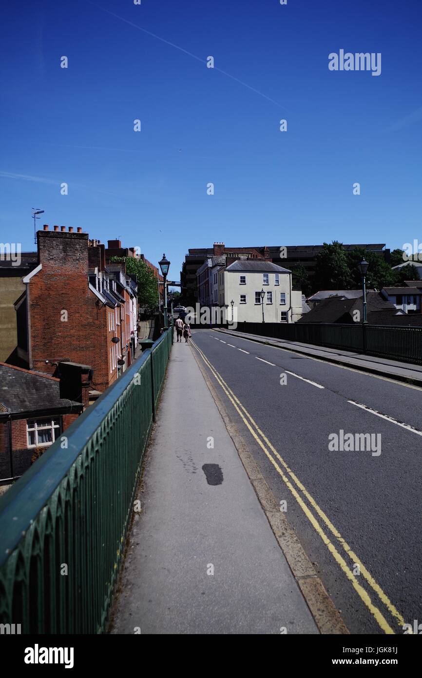 The Iron Bridge. Exeter, Devon, UK. July, 2017 Stock Photo - Alamy