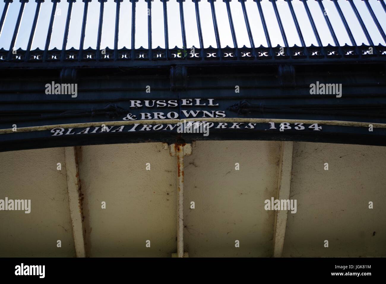 The Iron Bridge. Exeter, Devon, UK. July, 2017 Stock Photo - Alamy