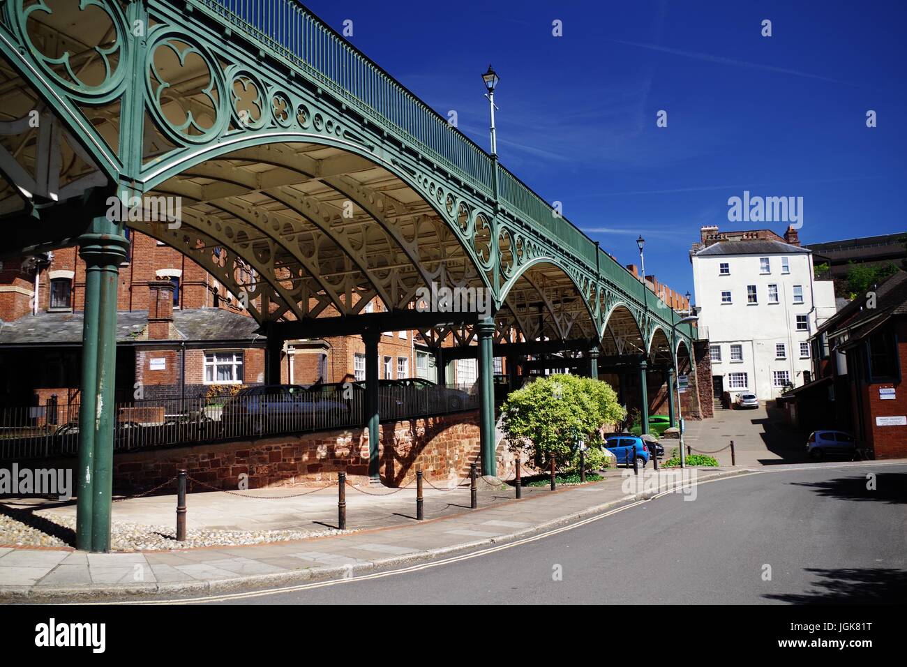 The Iron Bridge. Exeter, Devon, UK. July, 2017 Stock Photo - Alamy