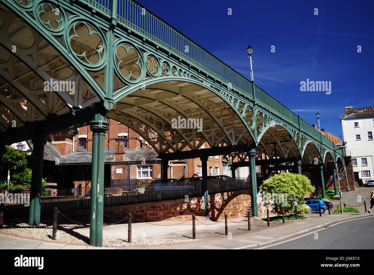 The Iron Bridge. Exeter, Devon, UK. July, 2017 Stock Photo - Alamy