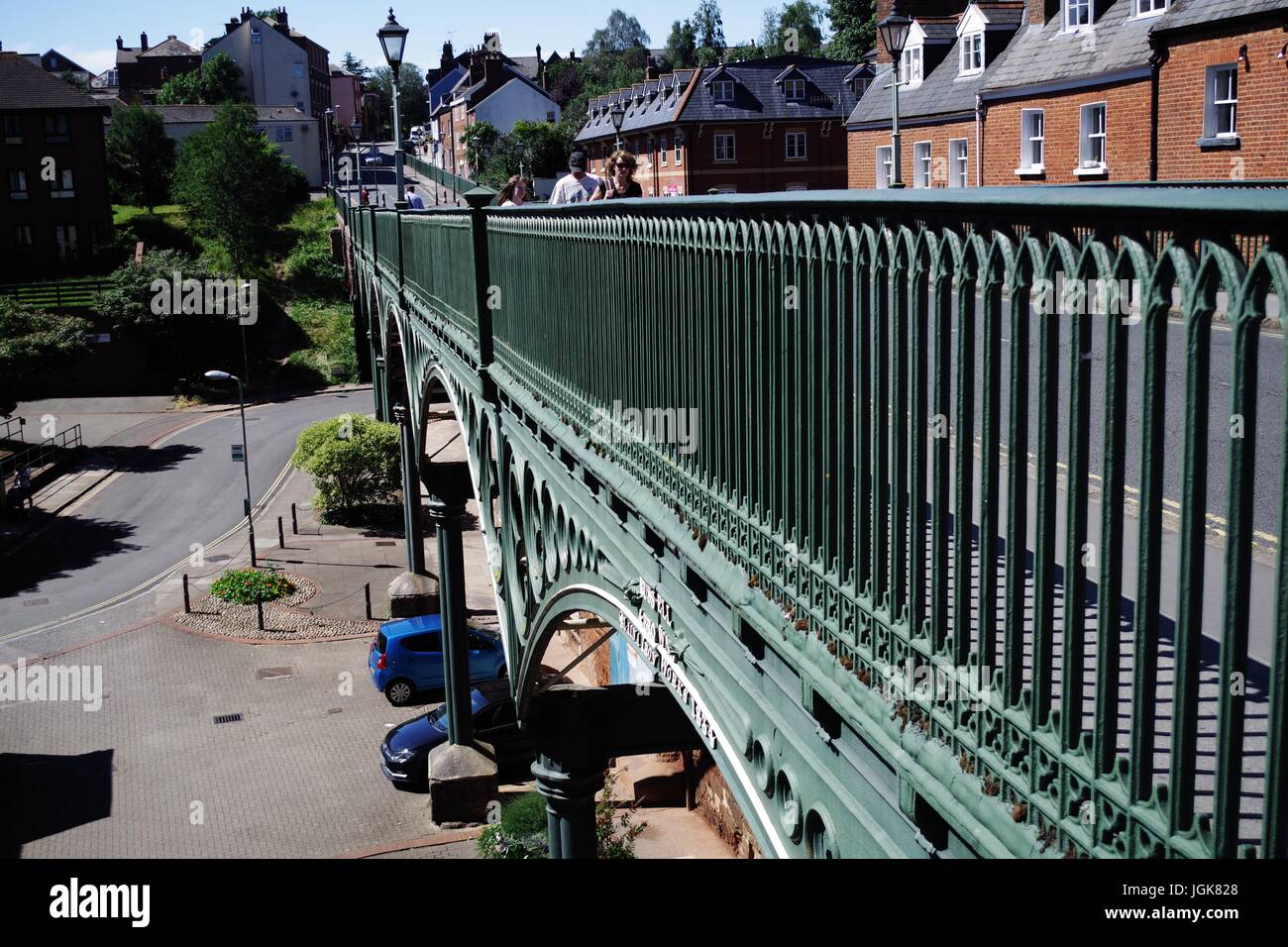 The Iron Bridge. Exeter, Devon, UK. July, 2017 Stock Photo - Alamy