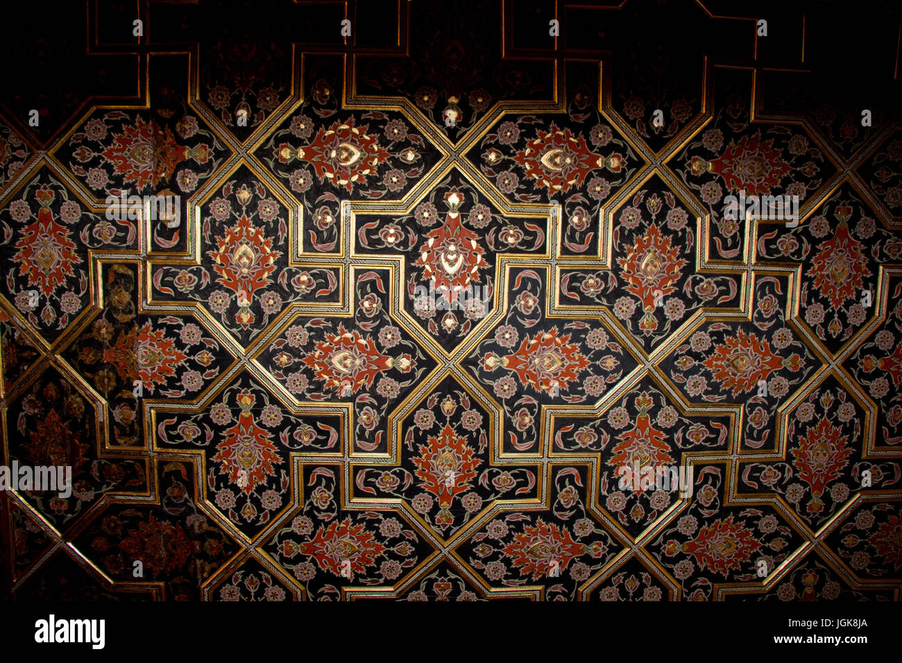 Ottoman-Turkish style floral art patterns on wood Stock Photo - Alamy