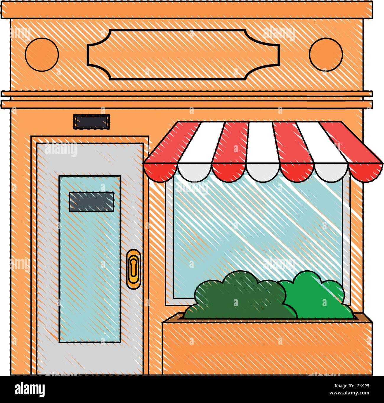 Shop store cartoon icon vector illustration graphic design Stock Vector ...