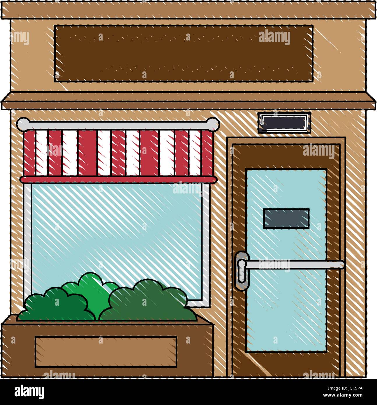 Shop store cartoon icon vector illustration graphic design Stock Vector ...