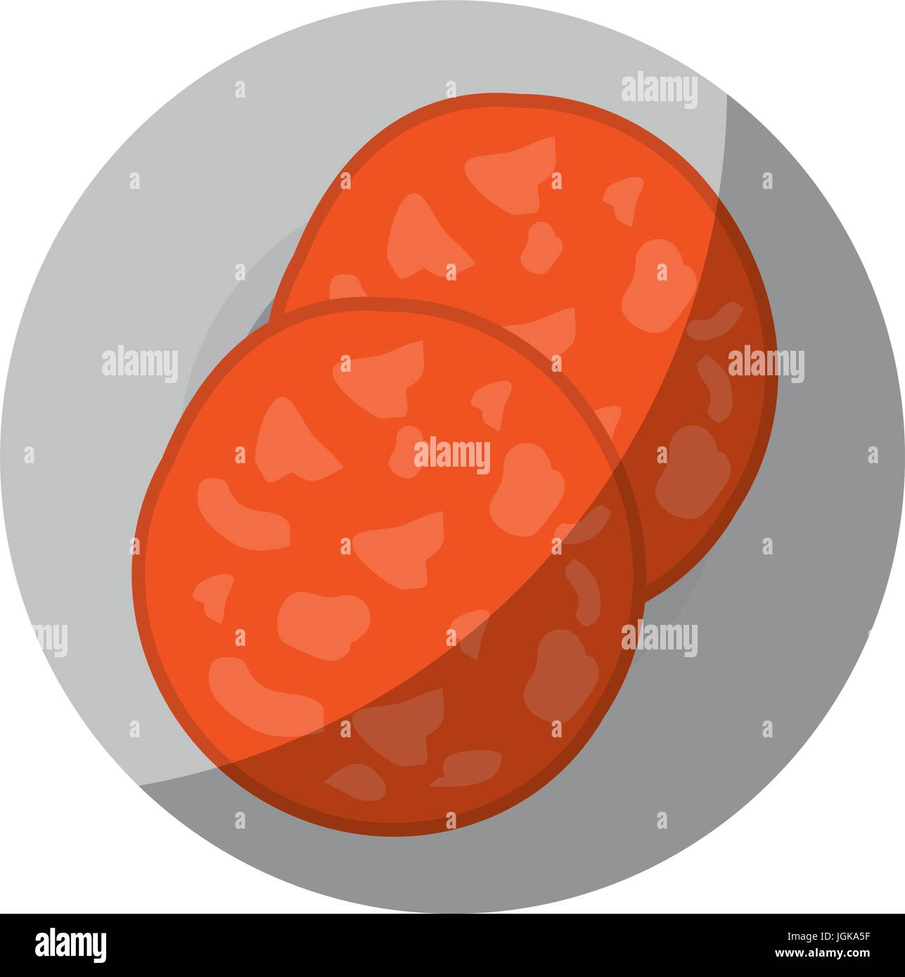 ham plate symbol icon vector illustration graphic design Stock Vector ...