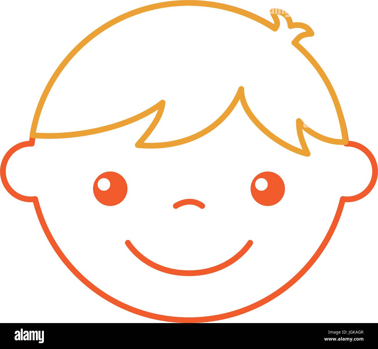 cute boy character icon vector illustration design Stock Vector Image ...