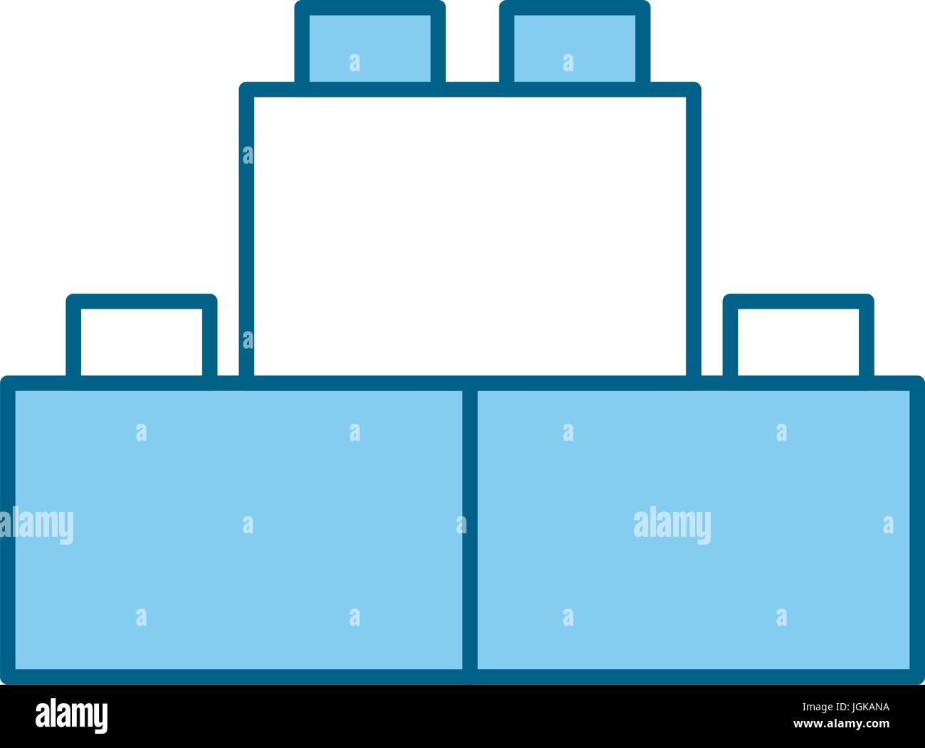 toy blocks structure icon vector illustration design Stock Vector Image ...