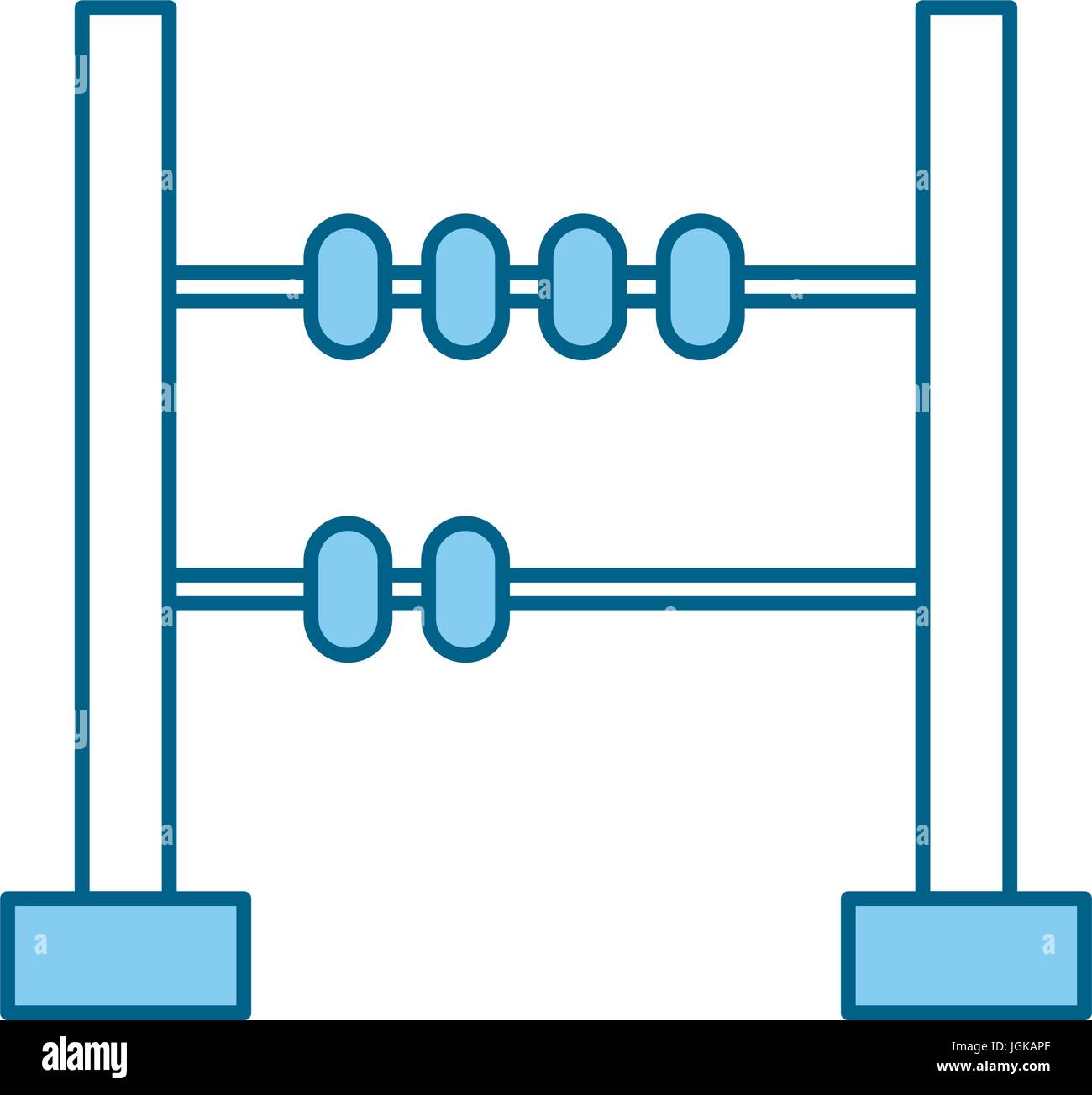 math abacus isolated icon vector illustration design Stock Vector Image ...