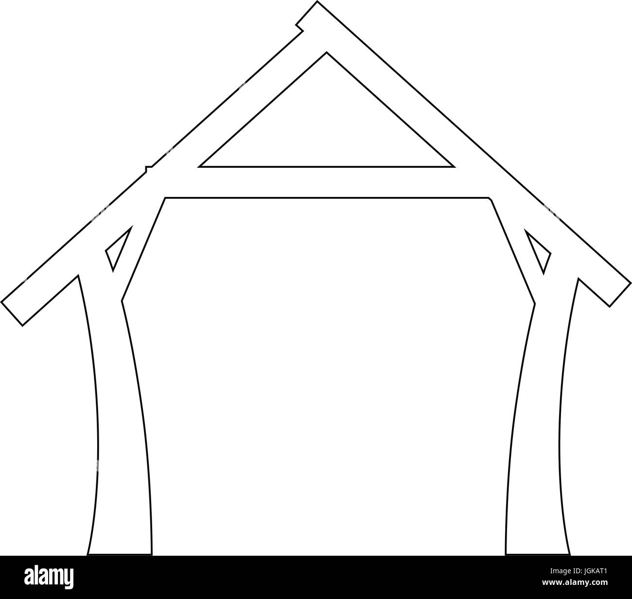 Nativity scene wooden Black and White Stock Photos & Images - Alamy