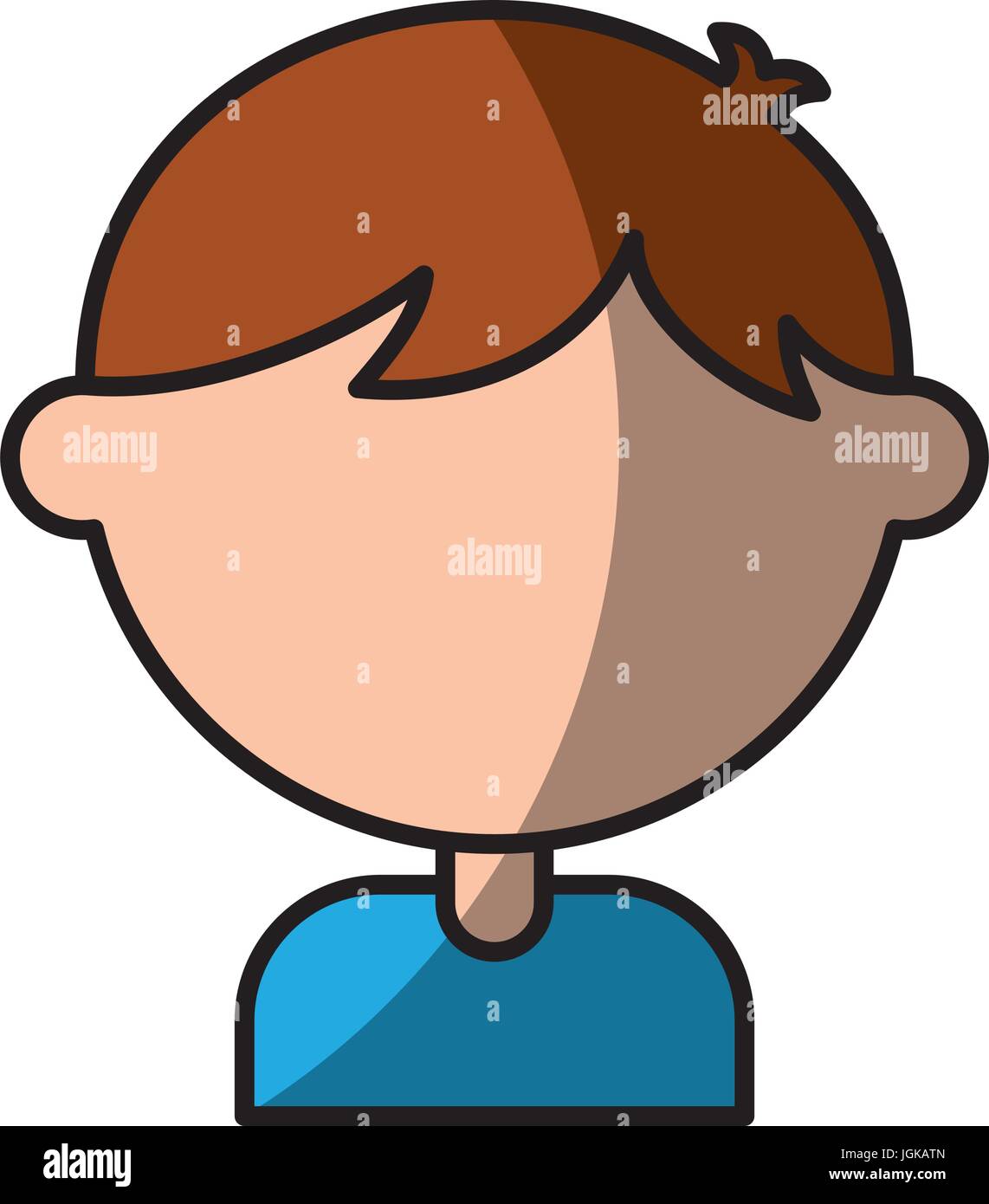 cute boy character icon vector illustration design Stock Vector Image ...