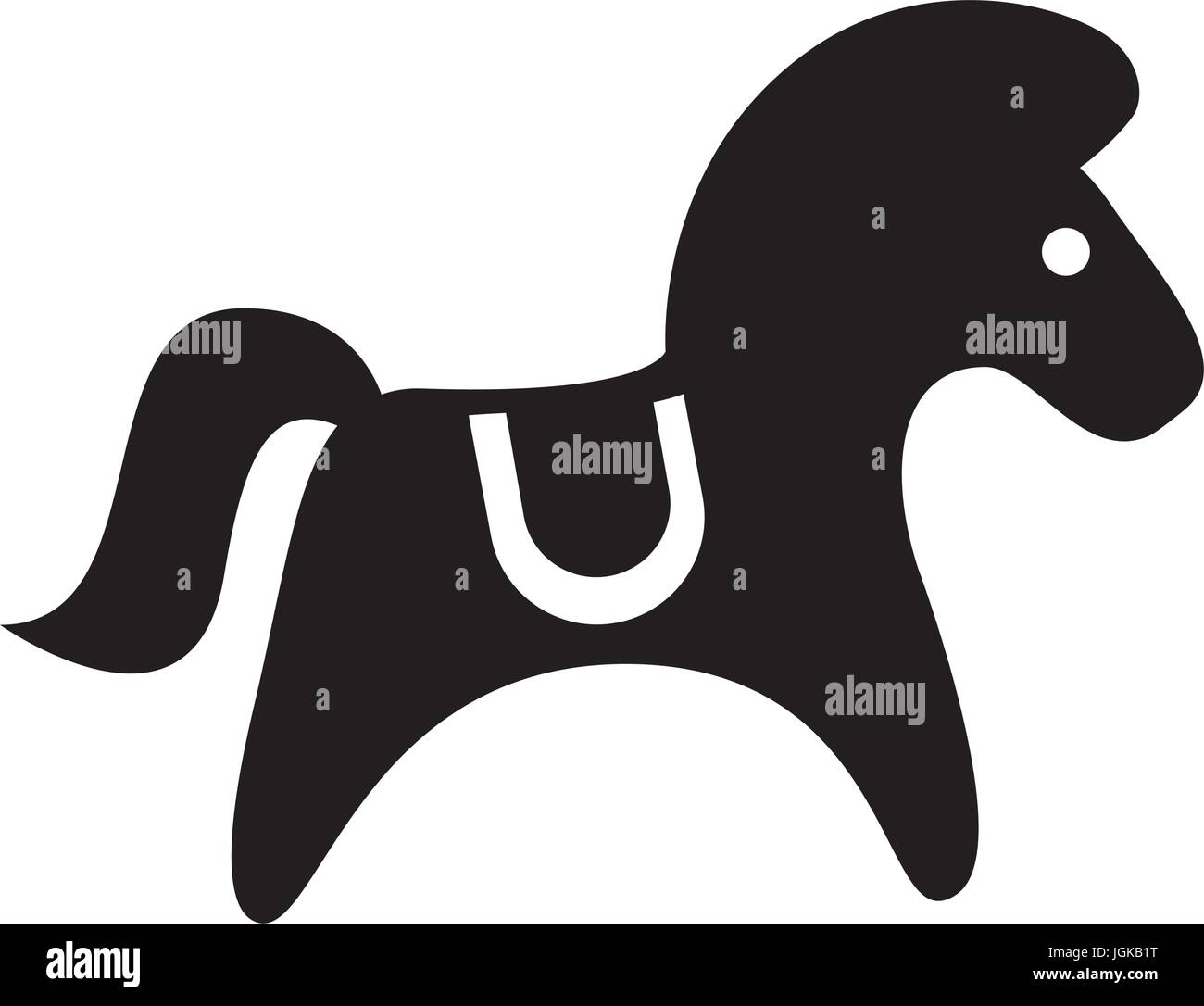 cute carrousel horse isolated icon vector illustration design Stock ...