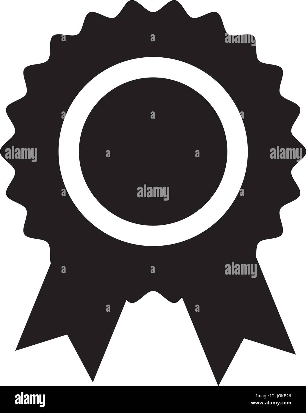 seal with ribbon icon vector illustration design Stock Vector Image ...