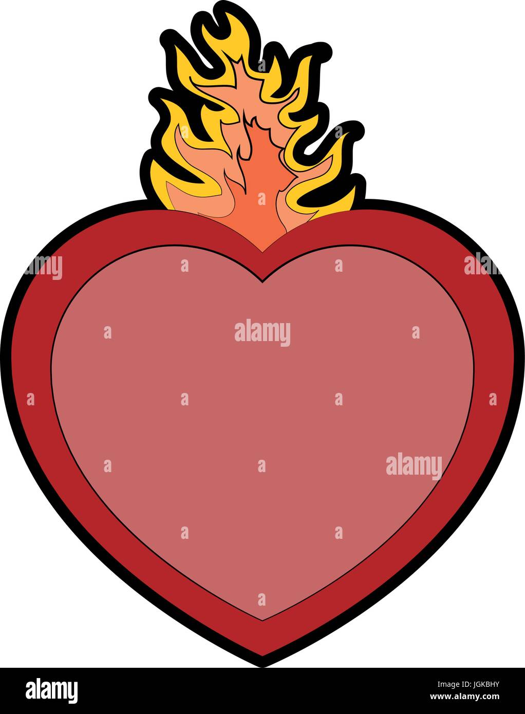 Catholic sacred heart symbol icon vector illustration graphic design ...