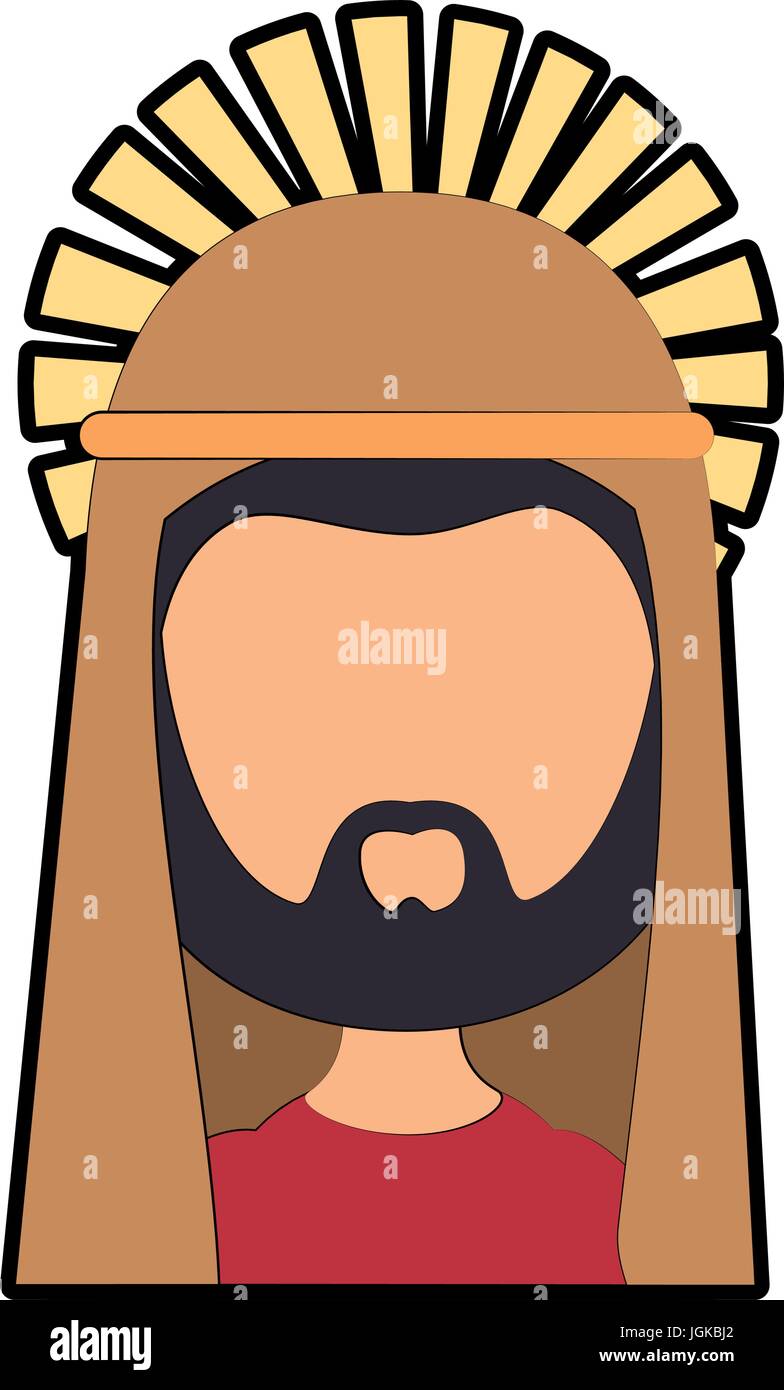 Jesus god joseph cartoon design hi-res stock photography and images - Alamy