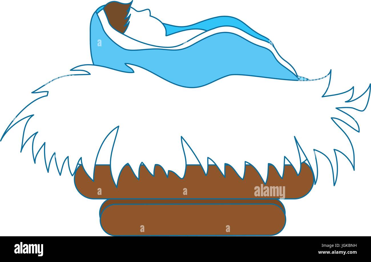 Baby jesus in the cradle hi-res stock photography and images - Alamy