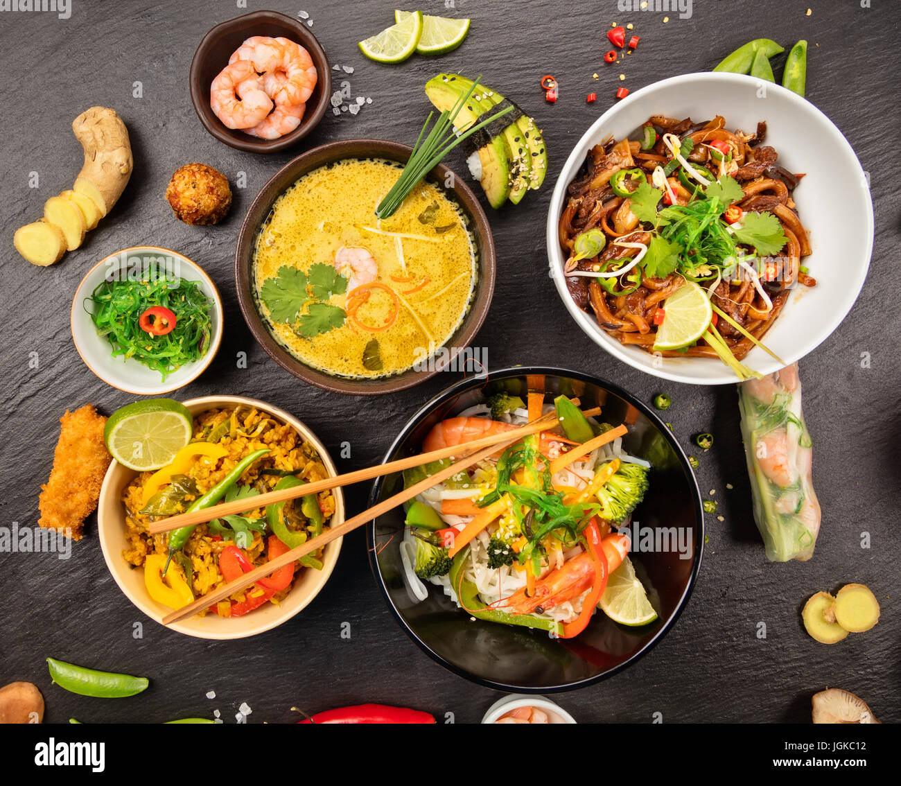 Chinese prawns pork chicken hi-res stock photography and images - Alamy