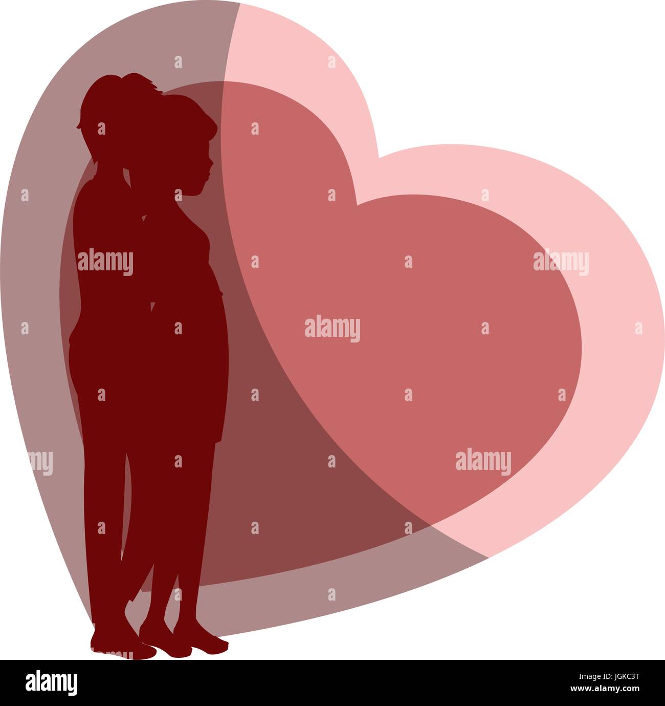 Beautiful and romantic couple icon vector illustration graphic design ...