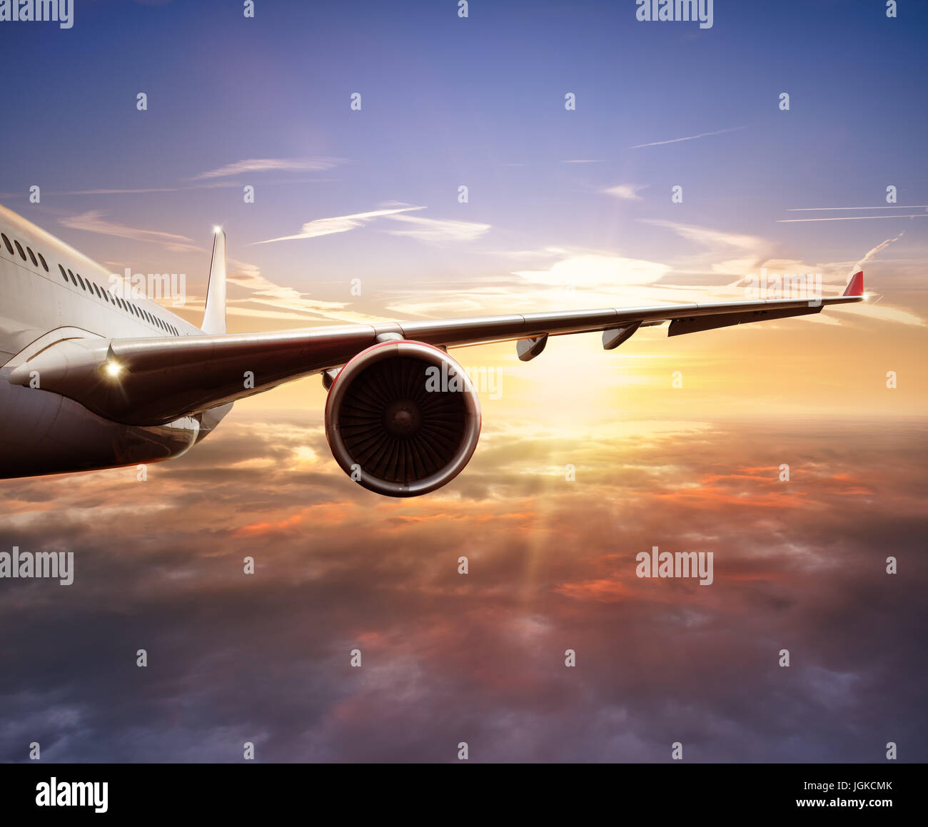 Close up in flight turbine jet engine hi-res stock photography and ...