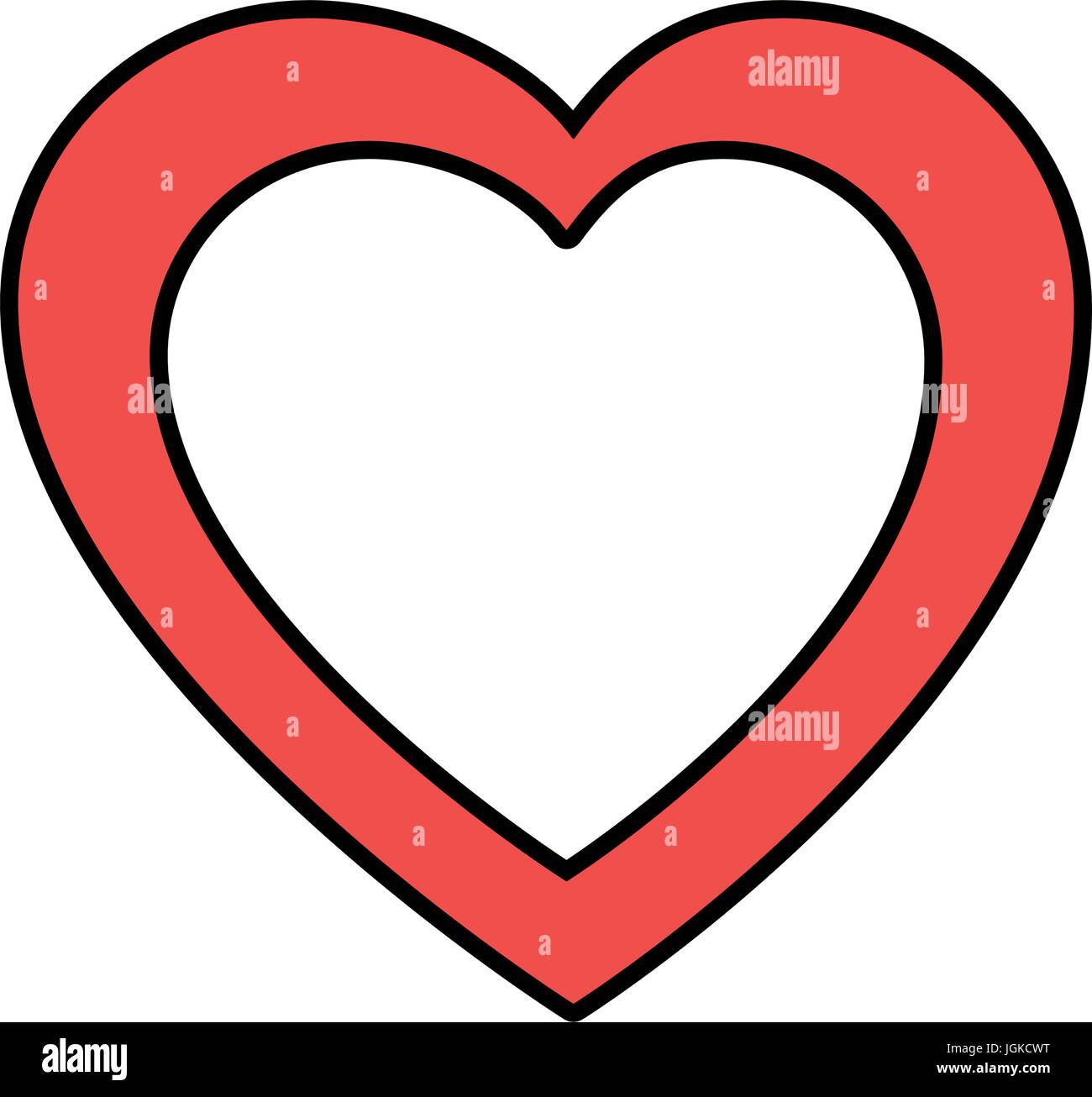 heart icon over white background vector illustration Stock Vector Image & Art - Alamy