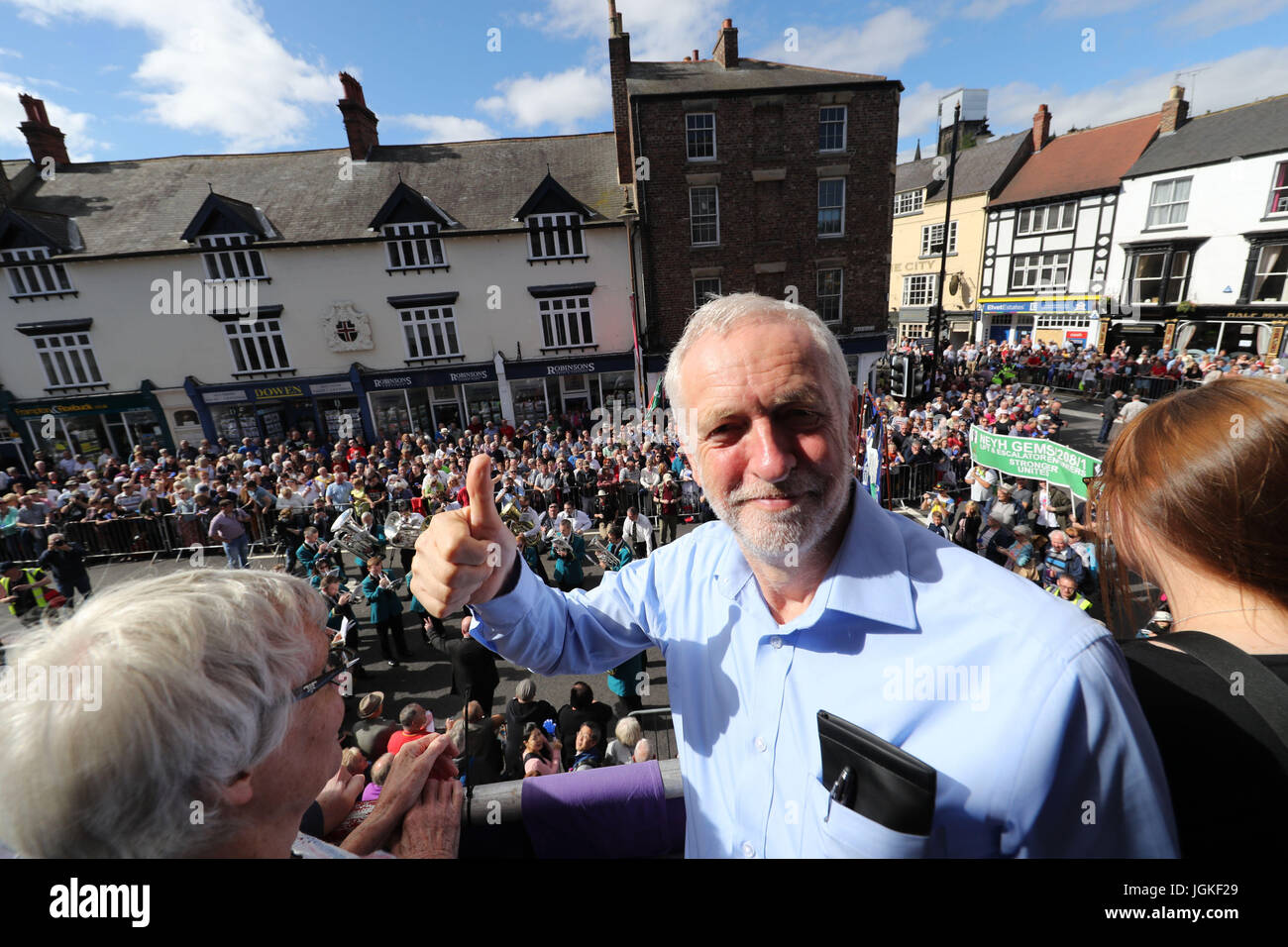 Jeremy corbyn durham gala hi-res stock photography and images - Alamy