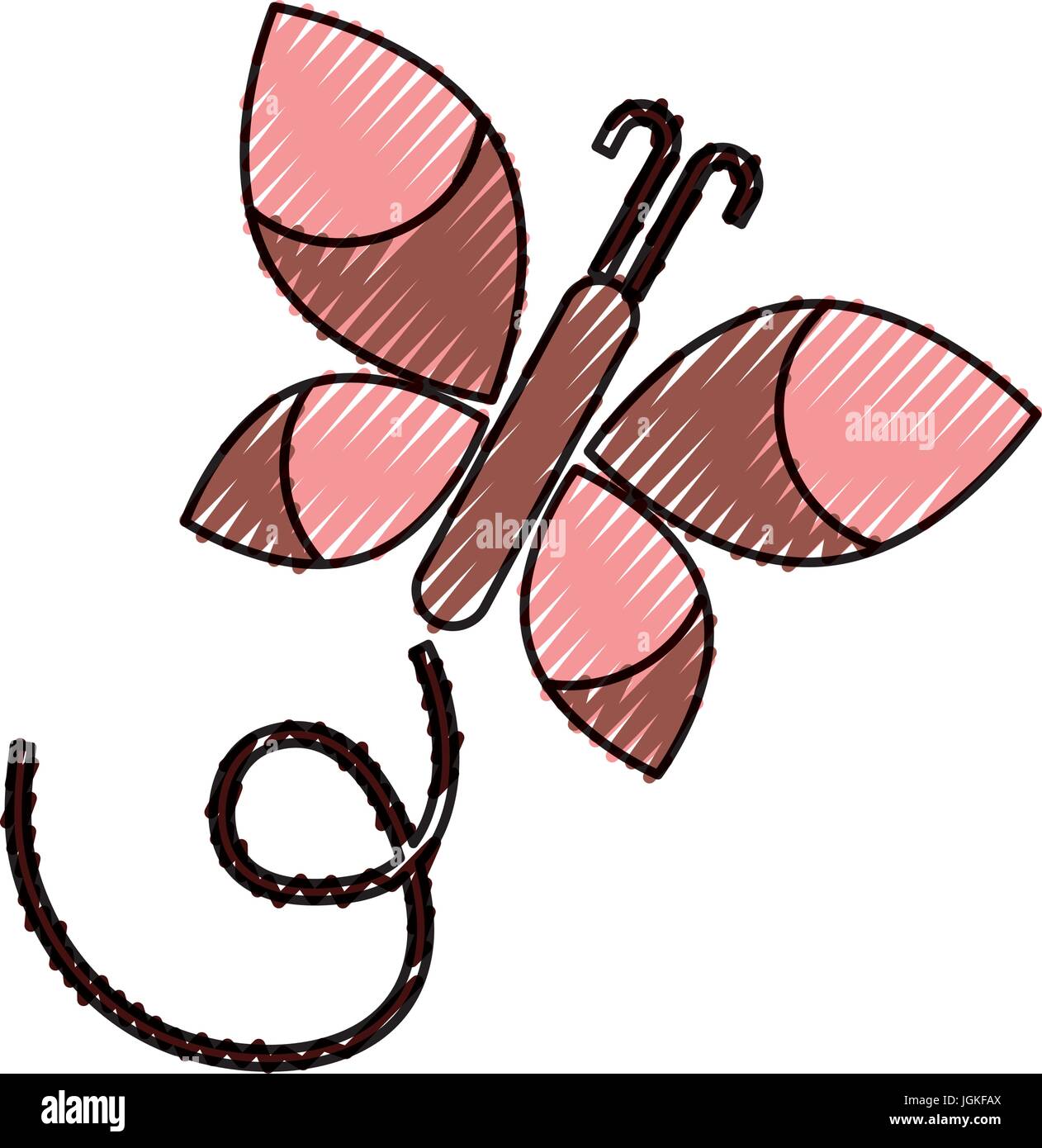 cute butterfly isolated icon Stock Vector Image & Art - Alamy