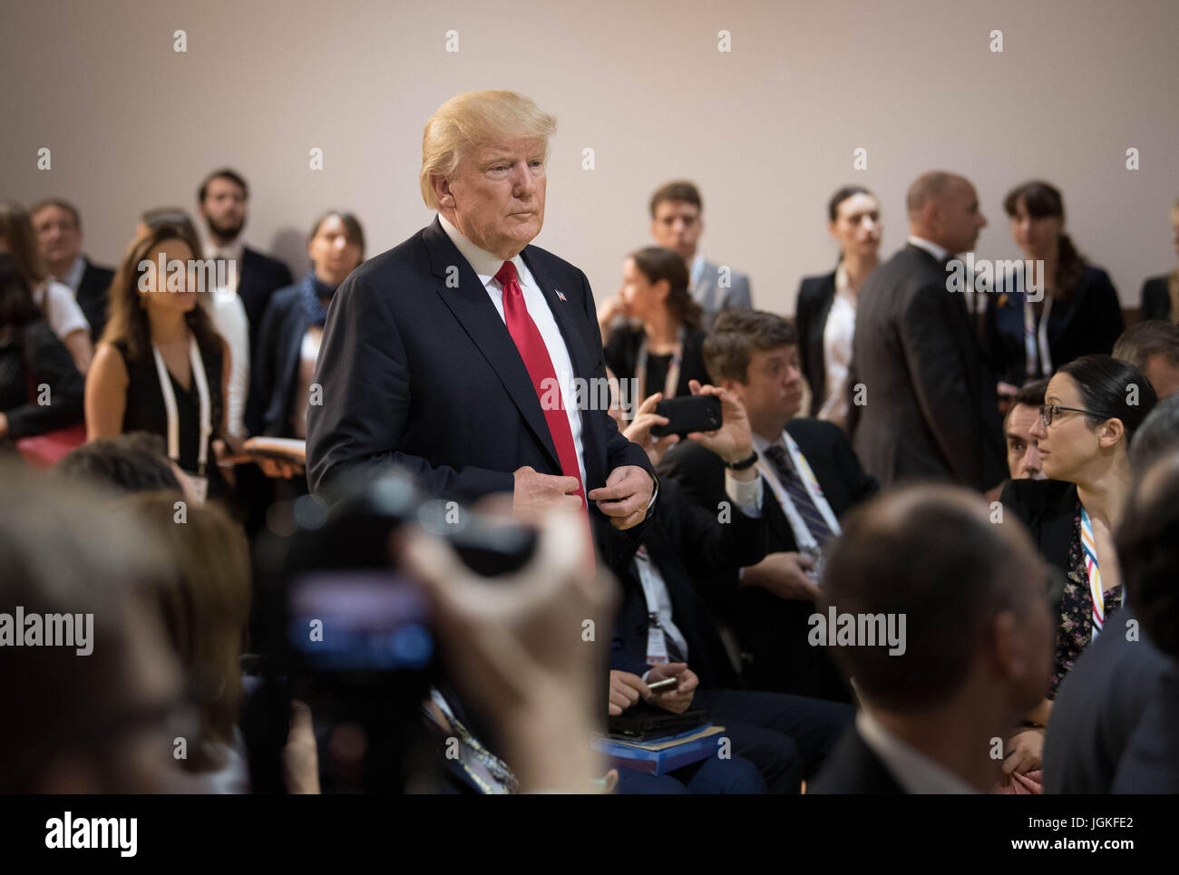 US President Donald Trump attends the launch of the World Bank's Women ...