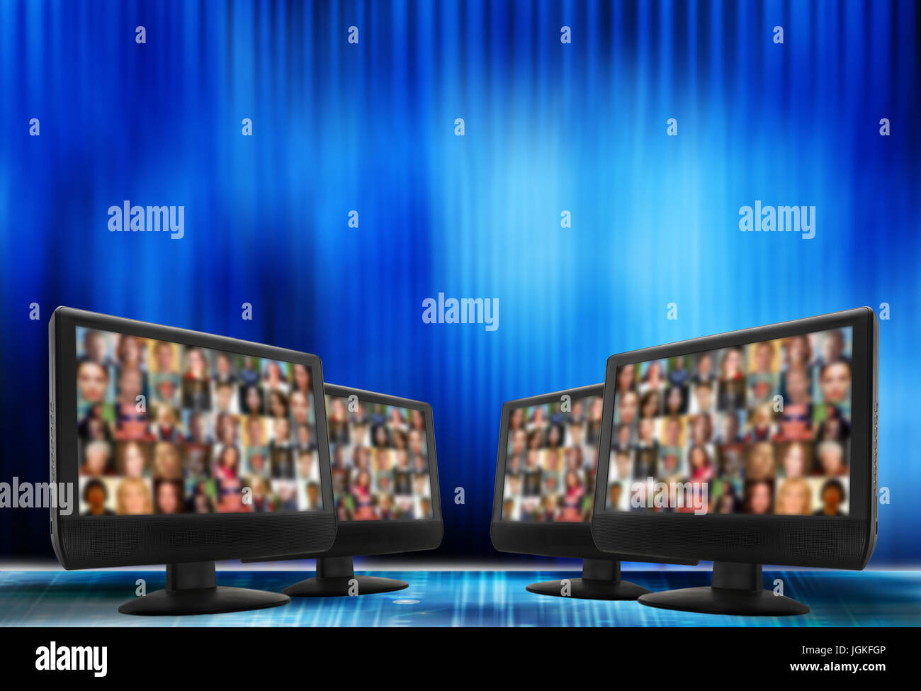 Avatars screen hi-res stock photography and images - Alamy