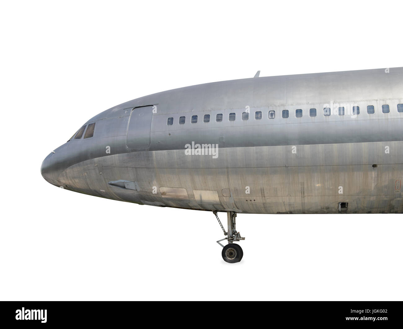 Old airplane front side view Stock Photo - Alamy
