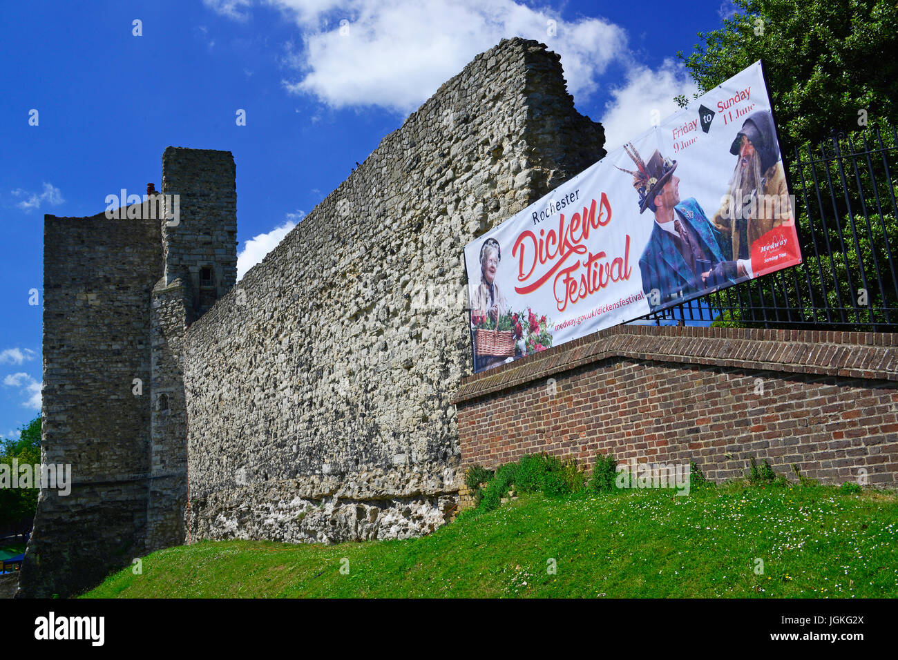 Rochester Castle, Kent. UK Stock Photo - Alamy