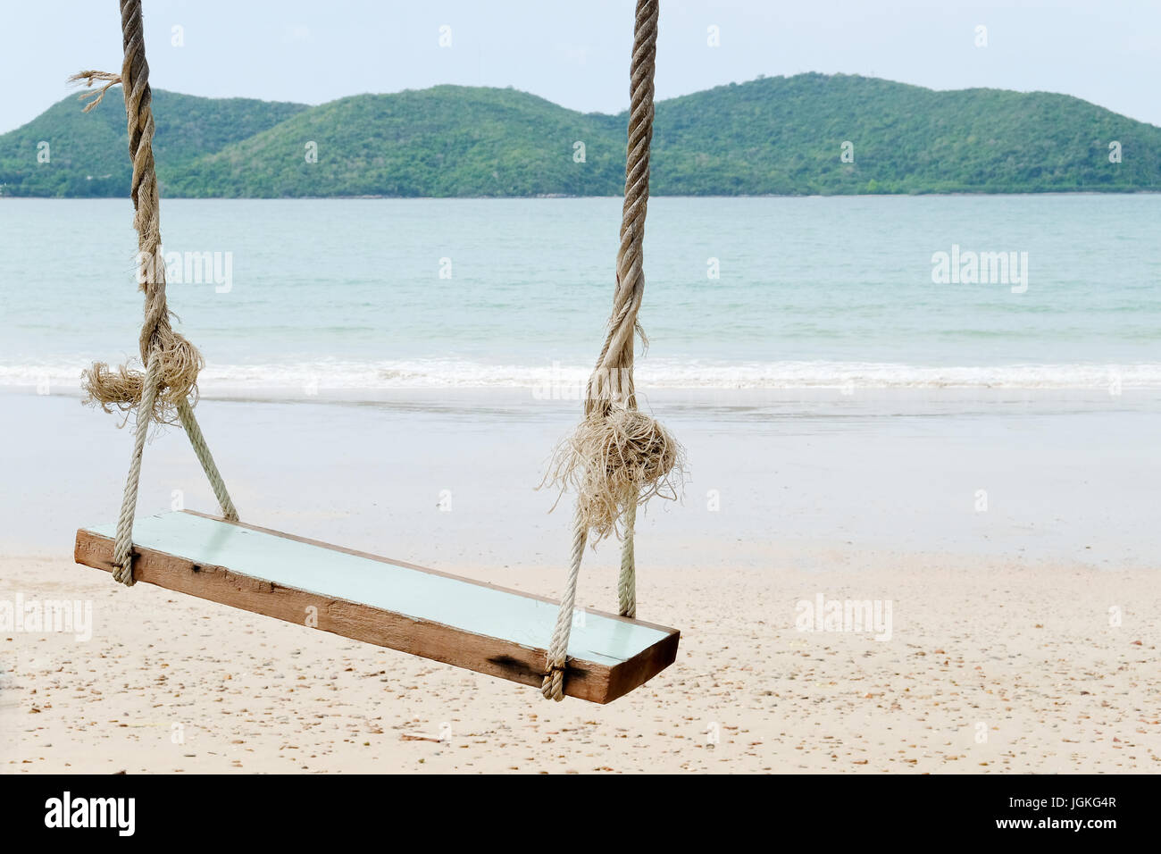 Swing on a Beach Stock Photo - Alamy