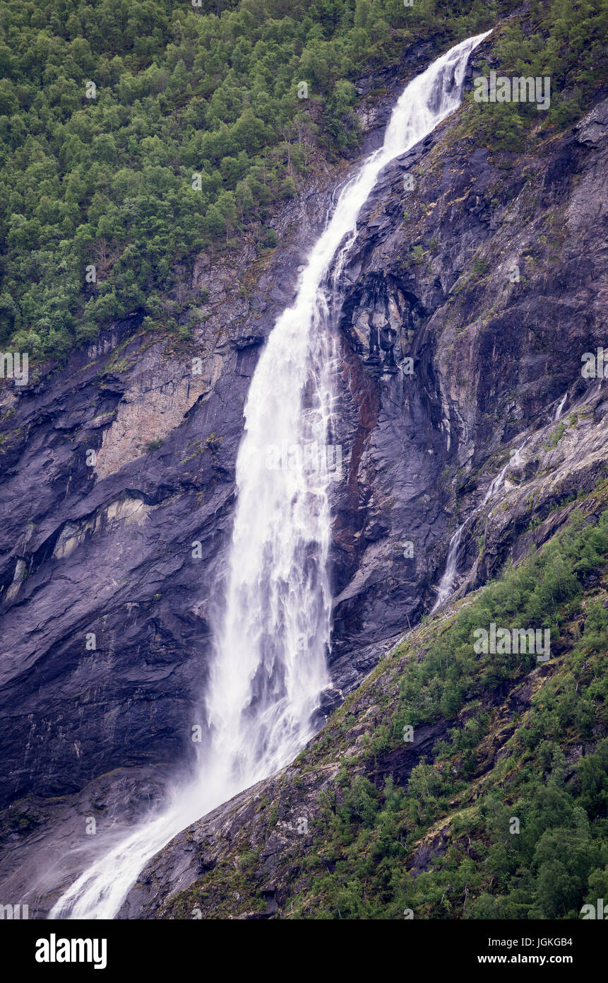 Geirangerfjord and waterfall hi-res stock photography and images - Alamy