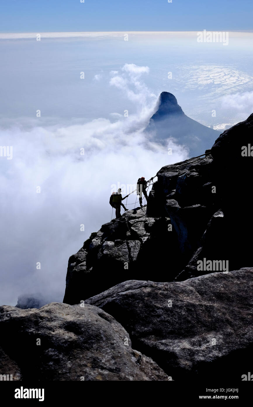 Cape town abseil table mountain hi-res stock photography and images - Alamy