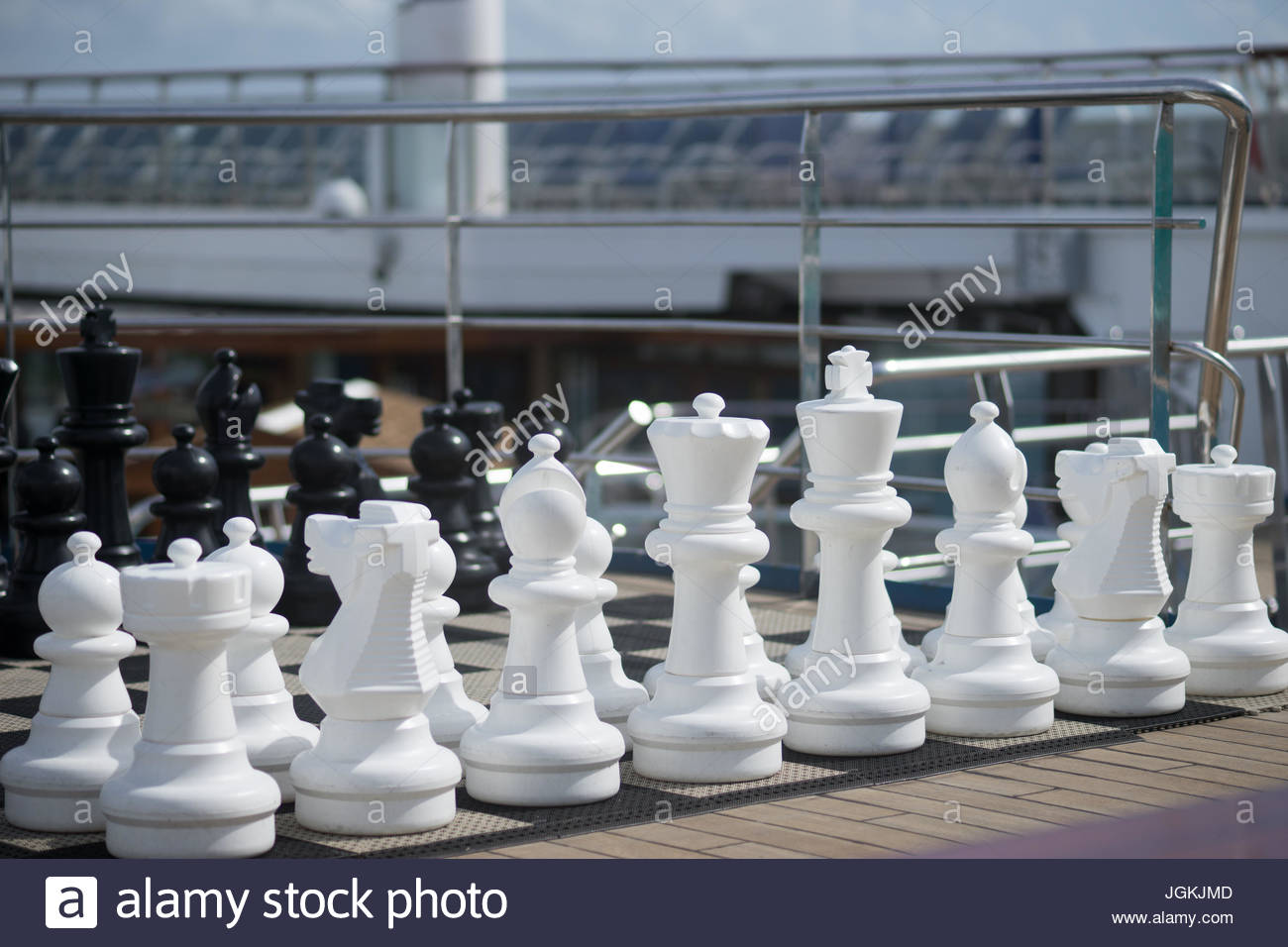 Deck Games On Cruise Ship Stock Photos & Deck Games On Cruise Ship ...