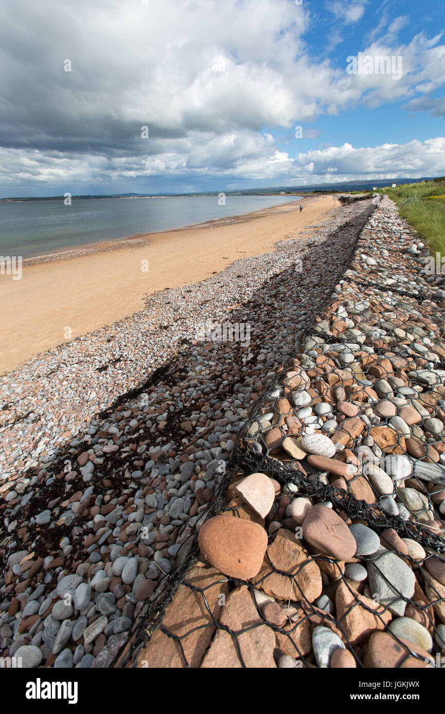 Town of Fortrose, Scotland. Picturesque view of the Rosemarkie Bay ...