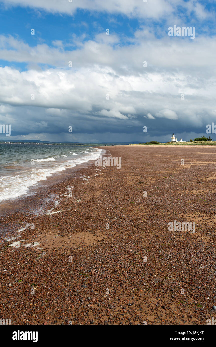 Town of Fortrose, Scotland. Picturesque view of the Rosemarkie Bay ...