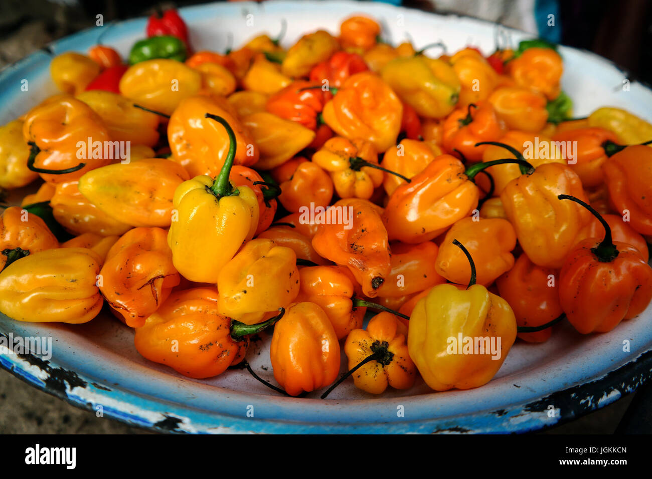 Chilli peppers, The Gambia, West Africa Stock Photo - Alamy