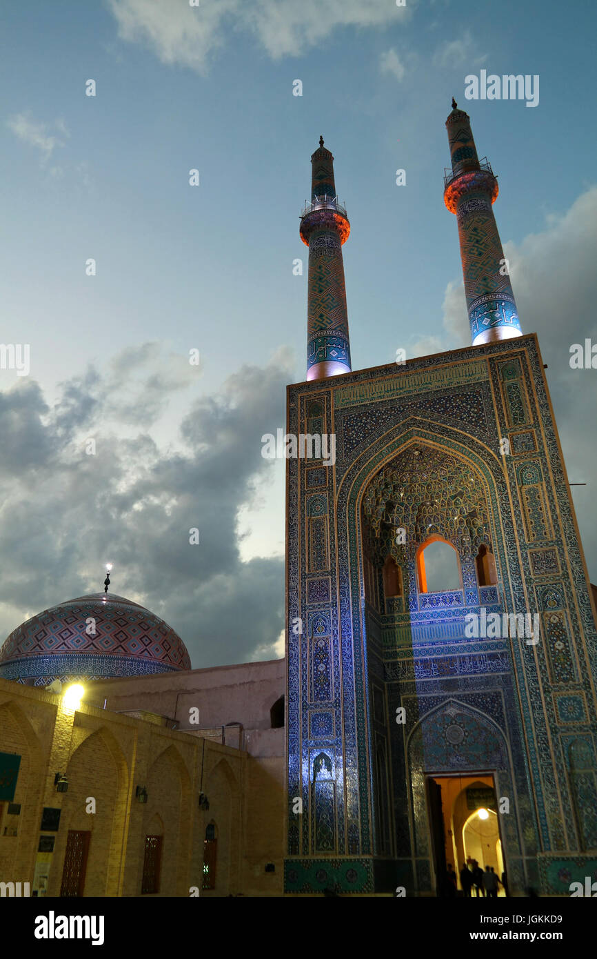 The Friday mosque in Yazd, Iran Stock Photo - Alamy