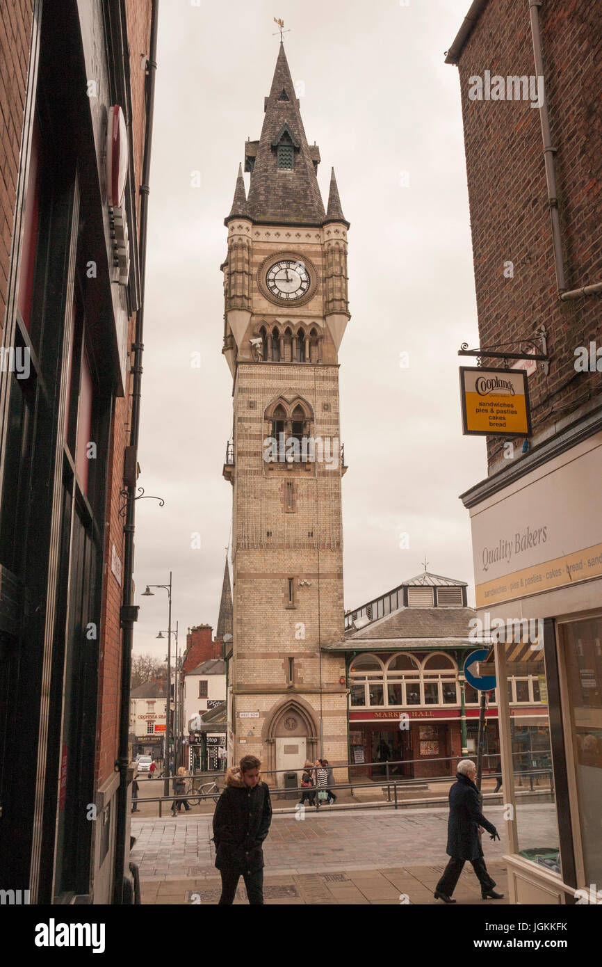 Town Clock Darlington High Resolution Stock Photography and Images - Alamy