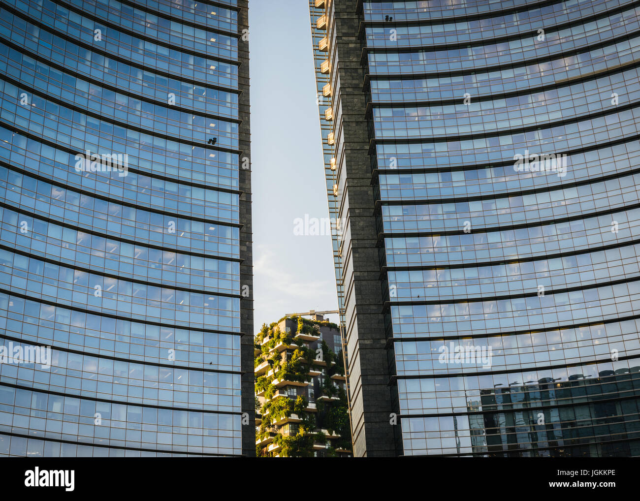 Bosco Verticale, vertical forest building, Porta nuova district, Milan ...