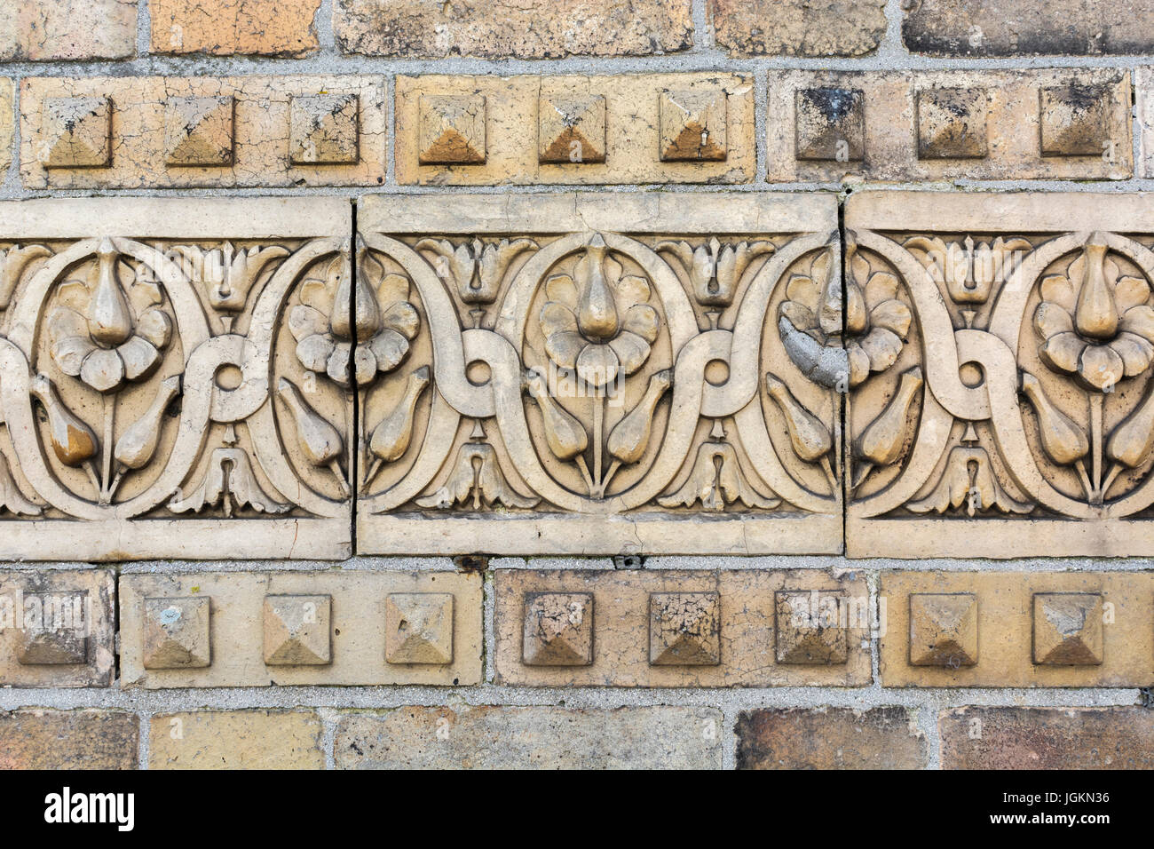 Decorated brick inserts hi-res stock photography and images - Alamy