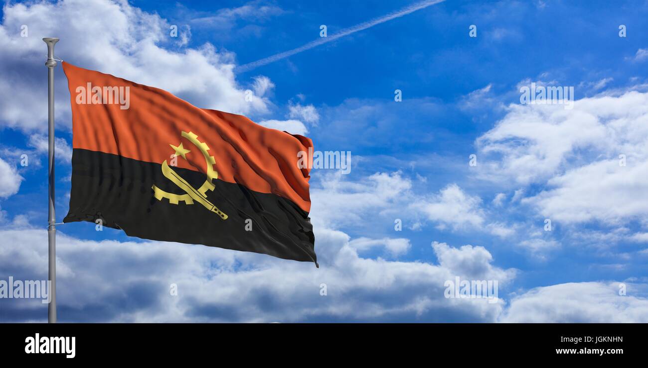 Angolan flag hi-res stock photography and images - Alamy