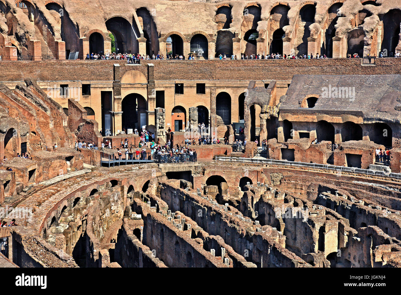 Inside the colosseum hi-res stock photography and images - Alamy