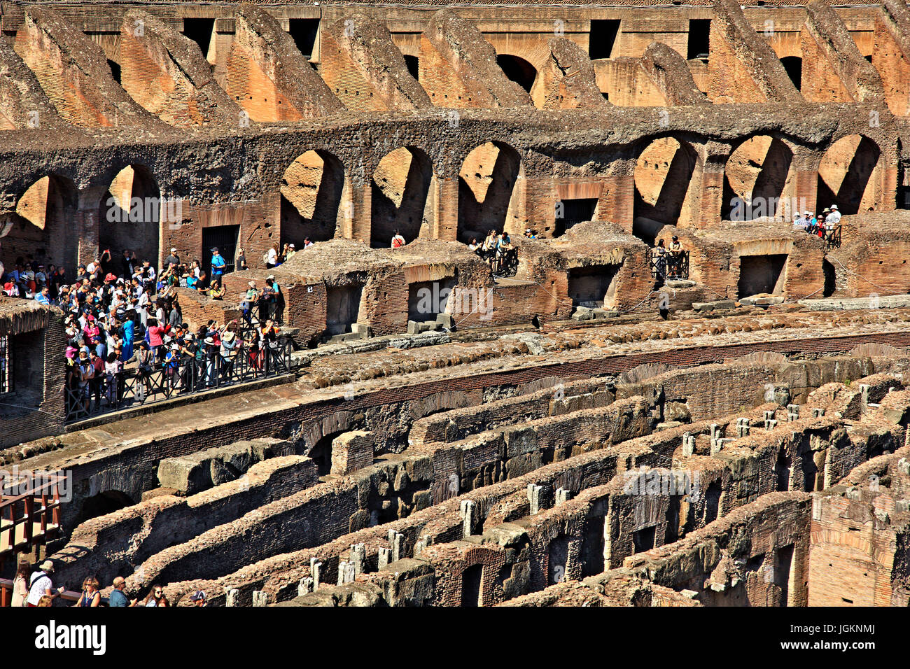Inside the colosseum hi-res stock photography and images - Alamy