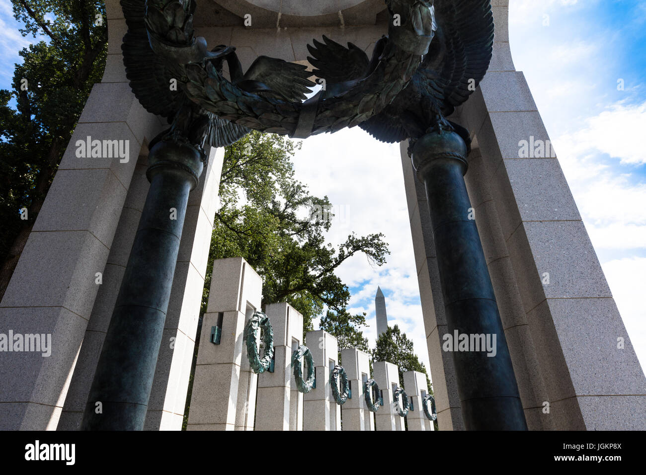 The World War II Memorial in Washingtion is dedicated to Americans who ...