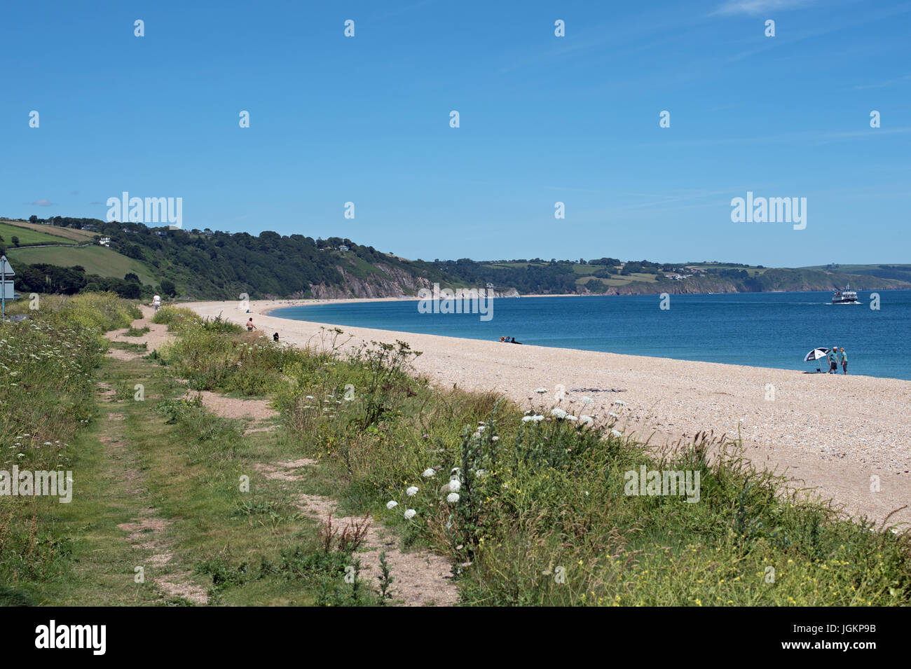 The coastline and beach at Slapton Sands, Devon Stock Photo - Alamy