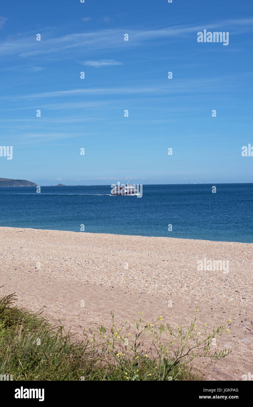 The coastline and beach at Slapton Sands, Devon Stock Photo - Alamy
